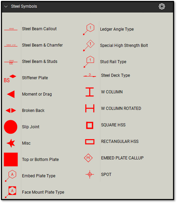 Bluebeam Revu® Structural Tool Set – MarkupToolSets