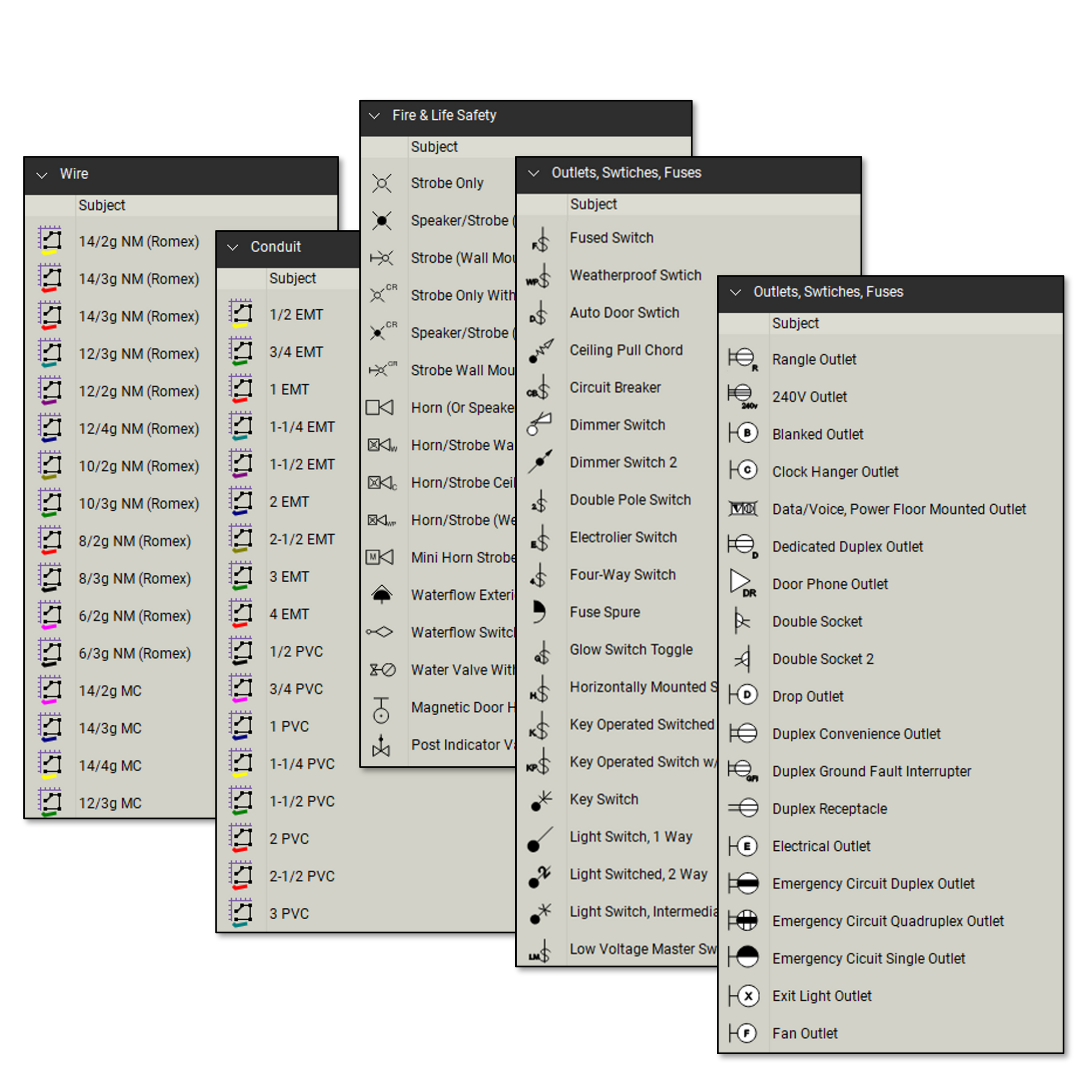 Bluebeam Revu® Electrical Takeoff & Estimating Tool Set – MarkupToolSets