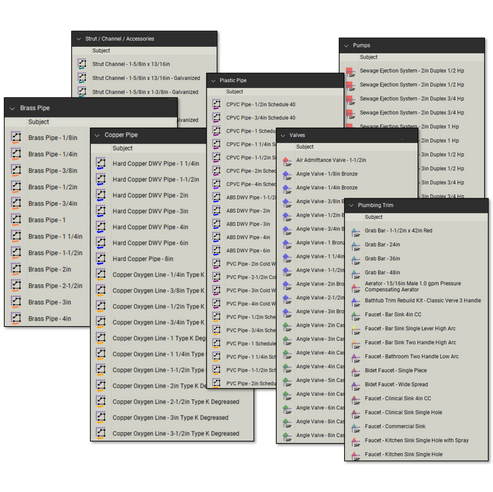 Bluebeam Revu® Plumbing (Division 22) Takeoff & Estimating Tool Set ...