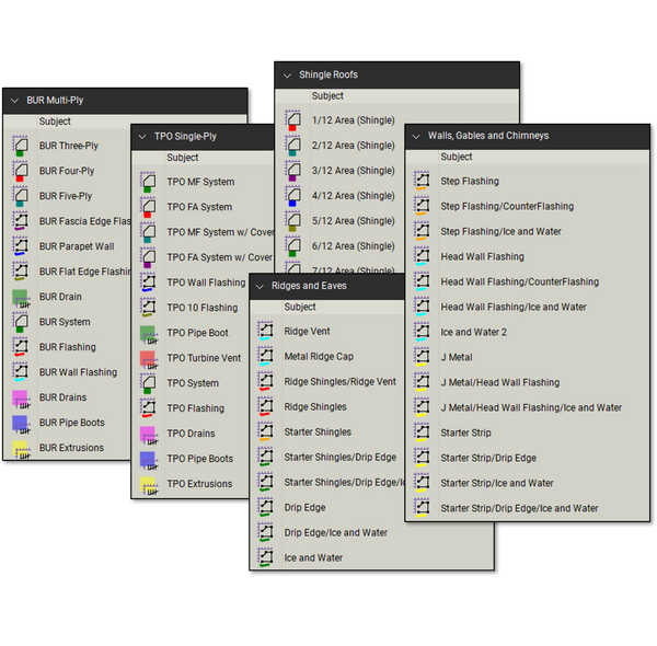 Bluebeam Revu® Roofing Takeoff & Estimating Tool Set – MarkupToolSets