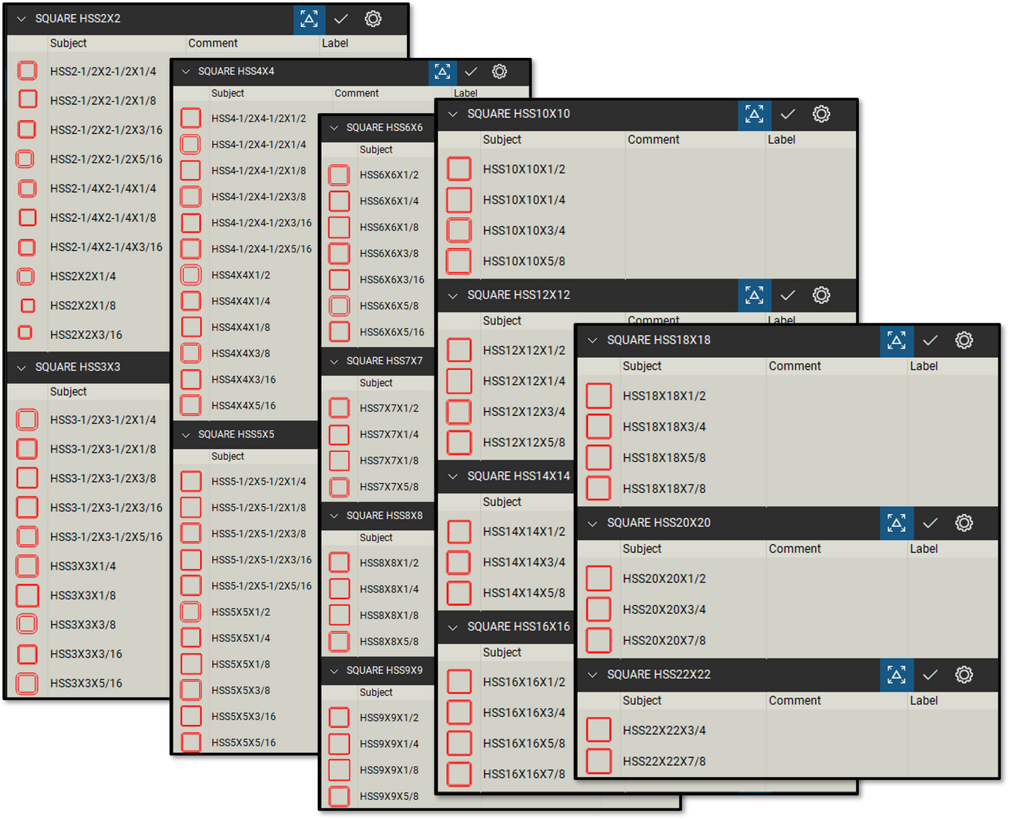 Bluebeam Revu® Structural Tool Set – MarkupToolSets