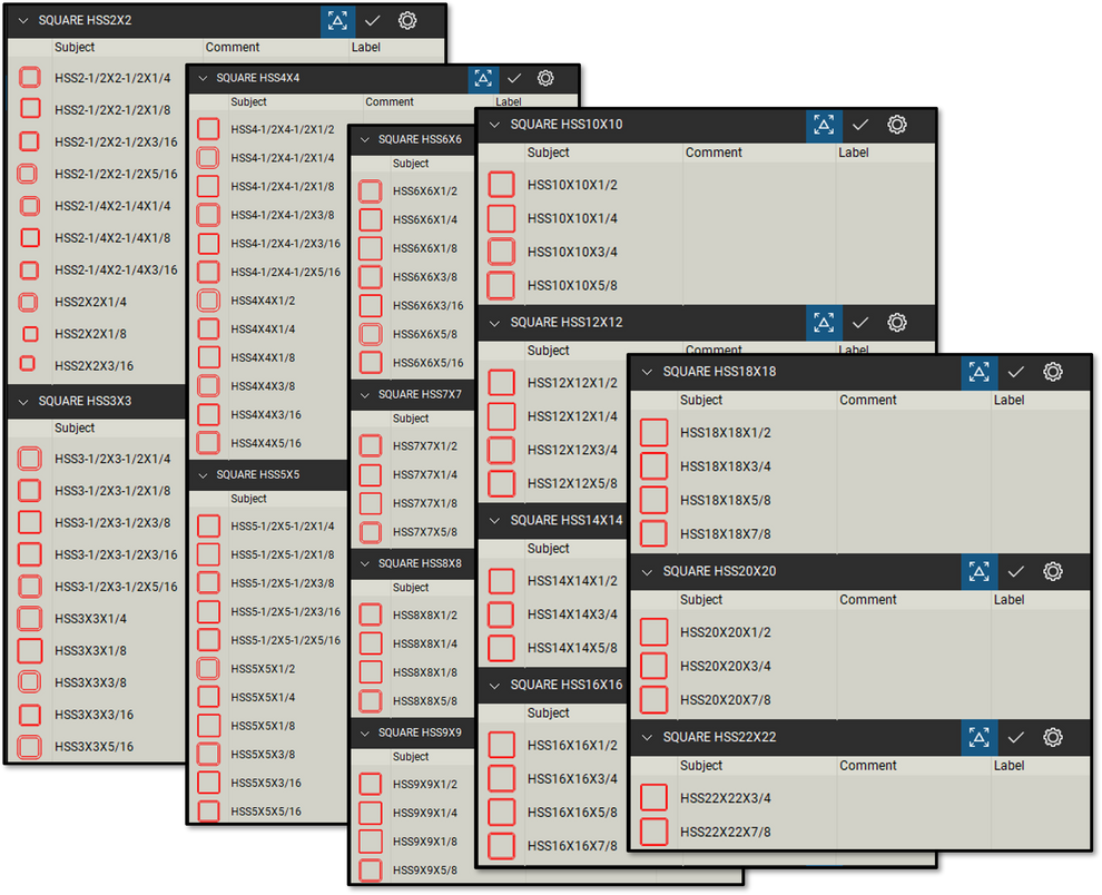 Bluebeam Revu® Structural Tool Set – MarkupToolSets
