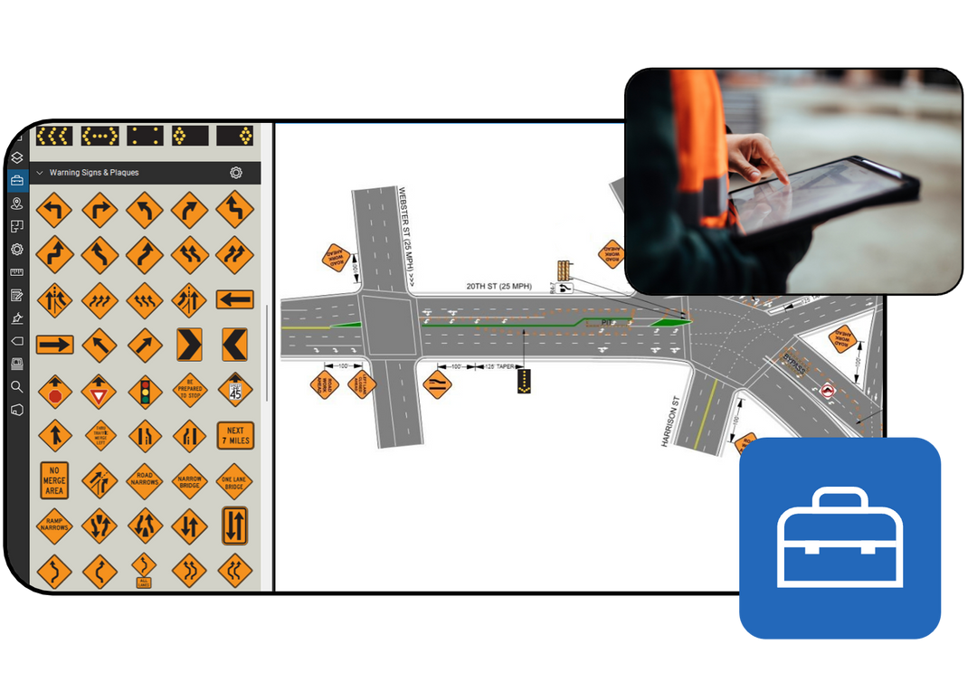 Traffic Control Tool Set for Bluebeam Revu – MarkupToolSets